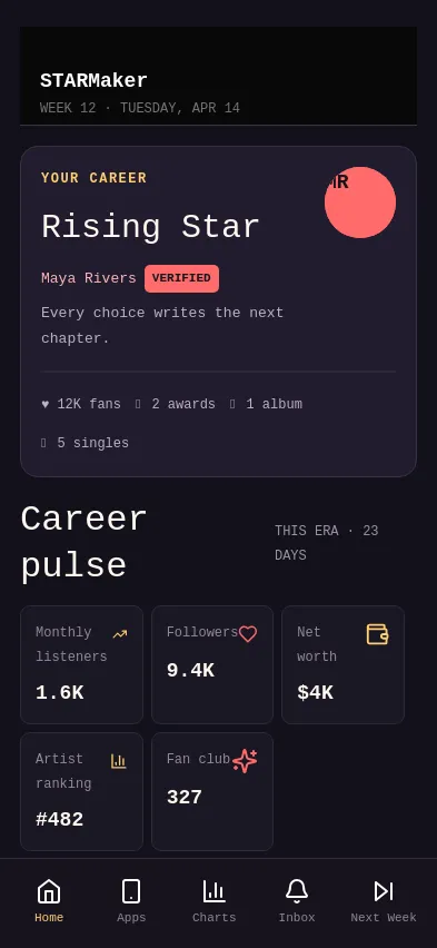 StarMaker: Music Empire Life Sim