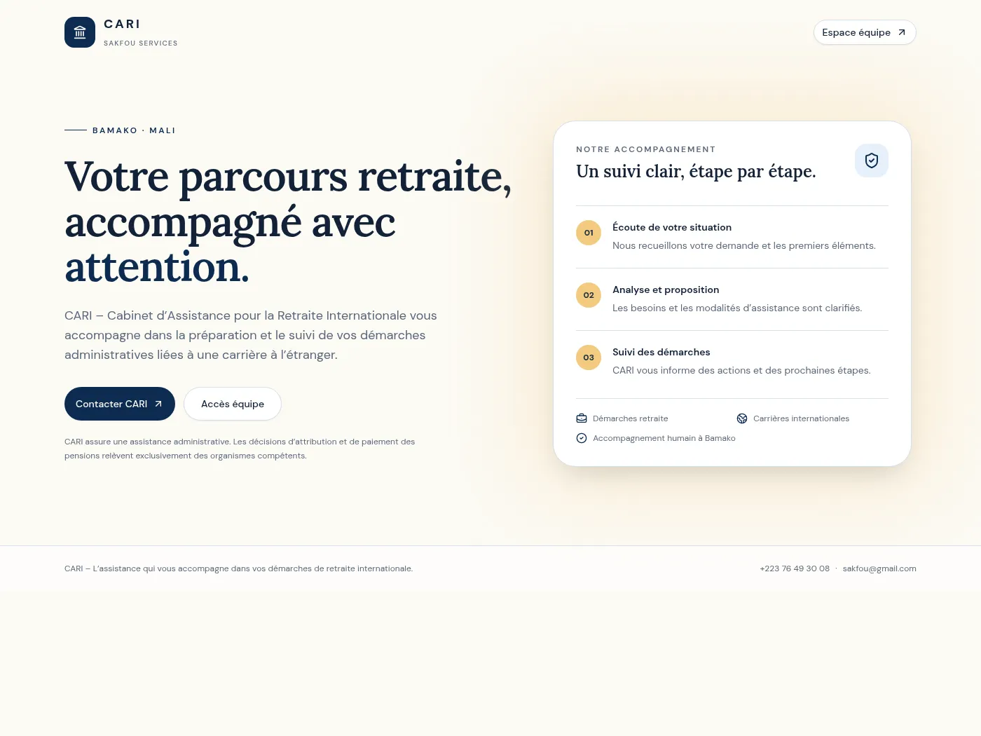 CARI Gestion Retraite Pro