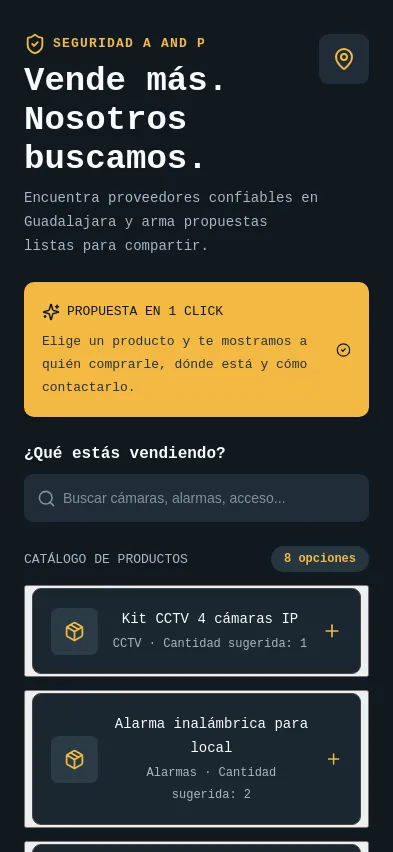 Seguridad A & P Finder