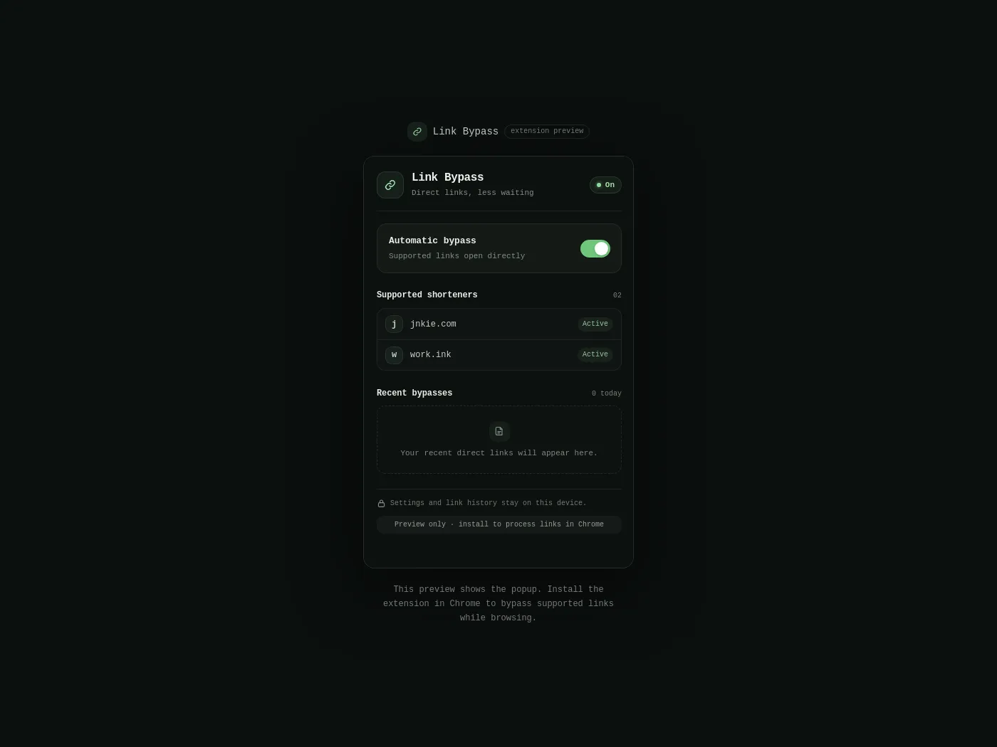 Link Shortener Bypass