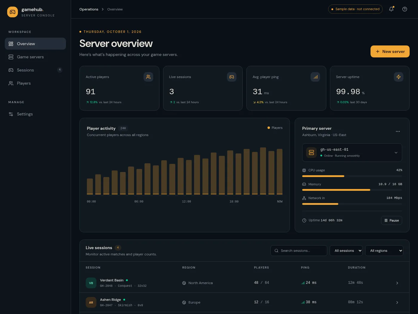 GameHub Server