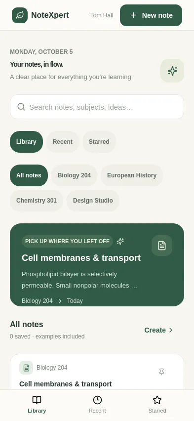 NoteXpert Mobile