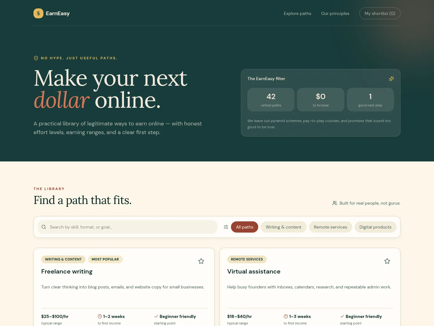 EarnEasy Web App