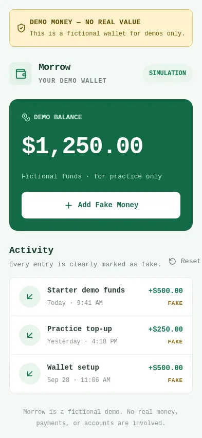 Demo Wallet App