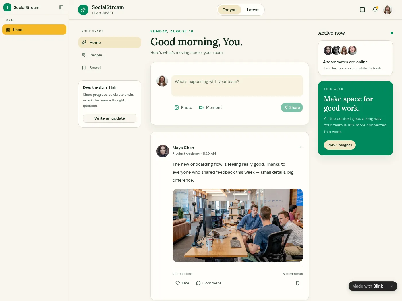SocialStream Web