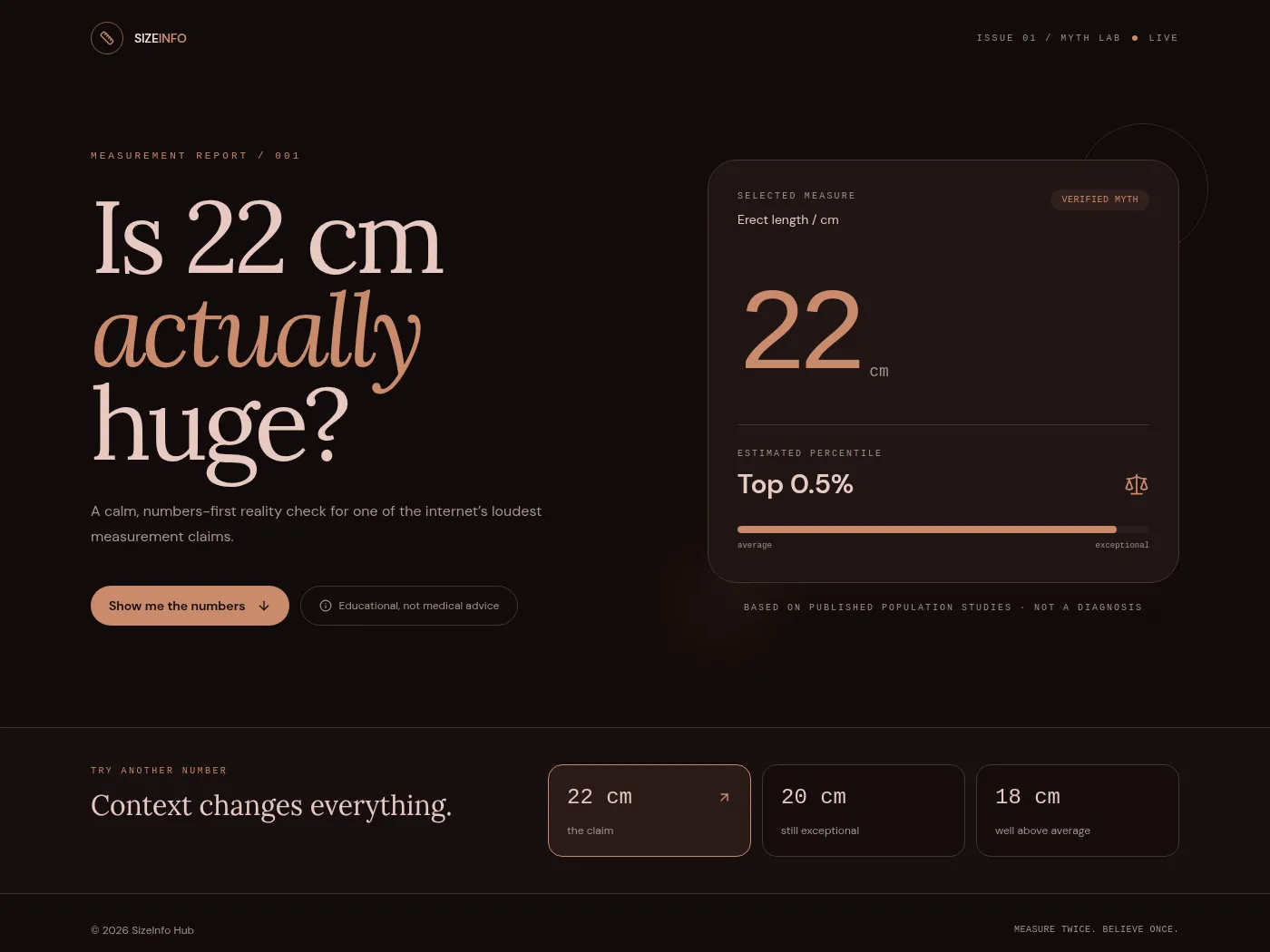 SizeInfo Hub