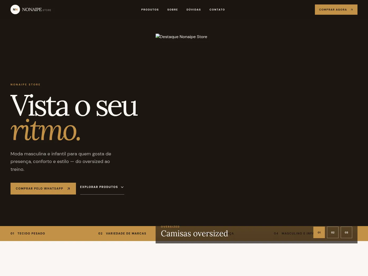 Nonaipe Store Premium Landing