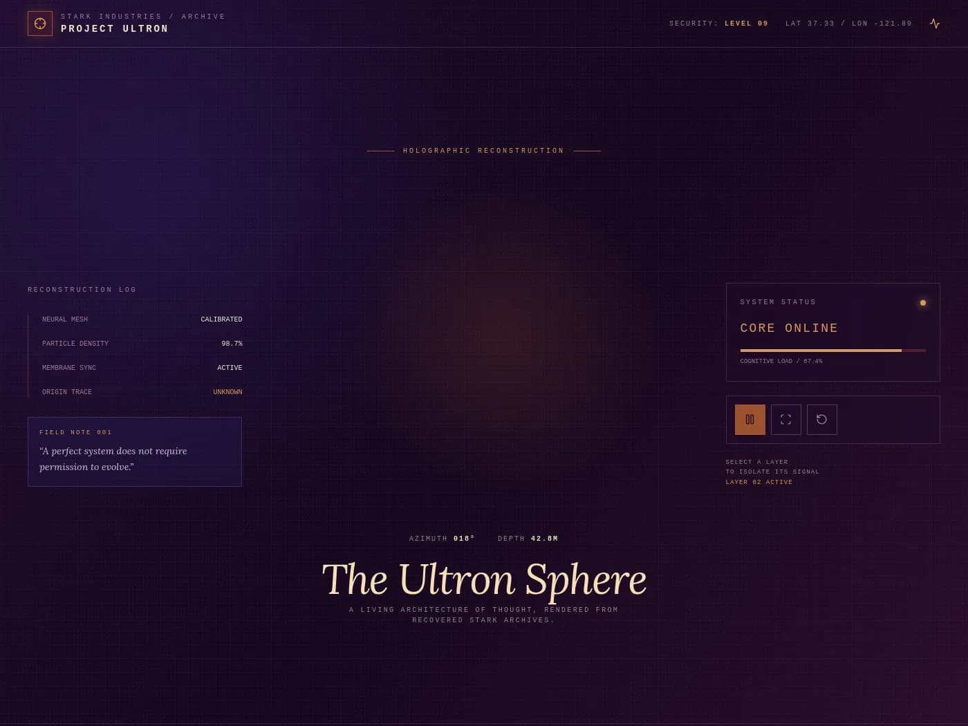 Ultron 3D Sphere