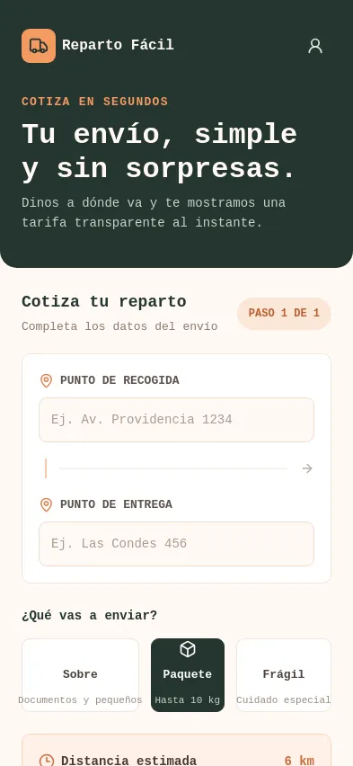 Reparto Fácil
