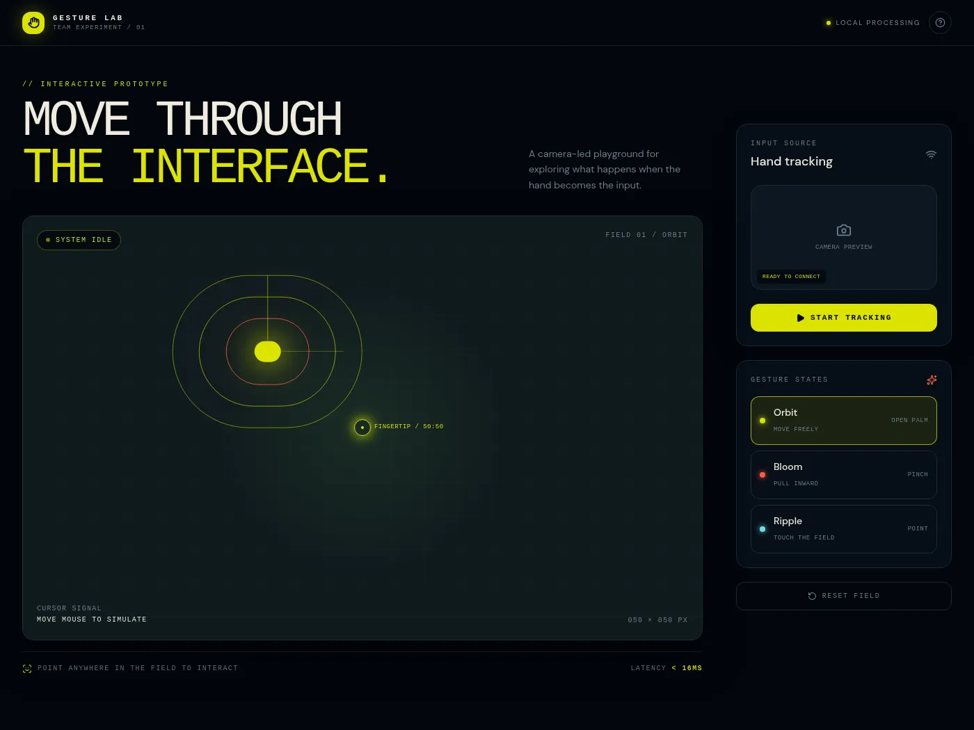 Hand Gesture Web Demo