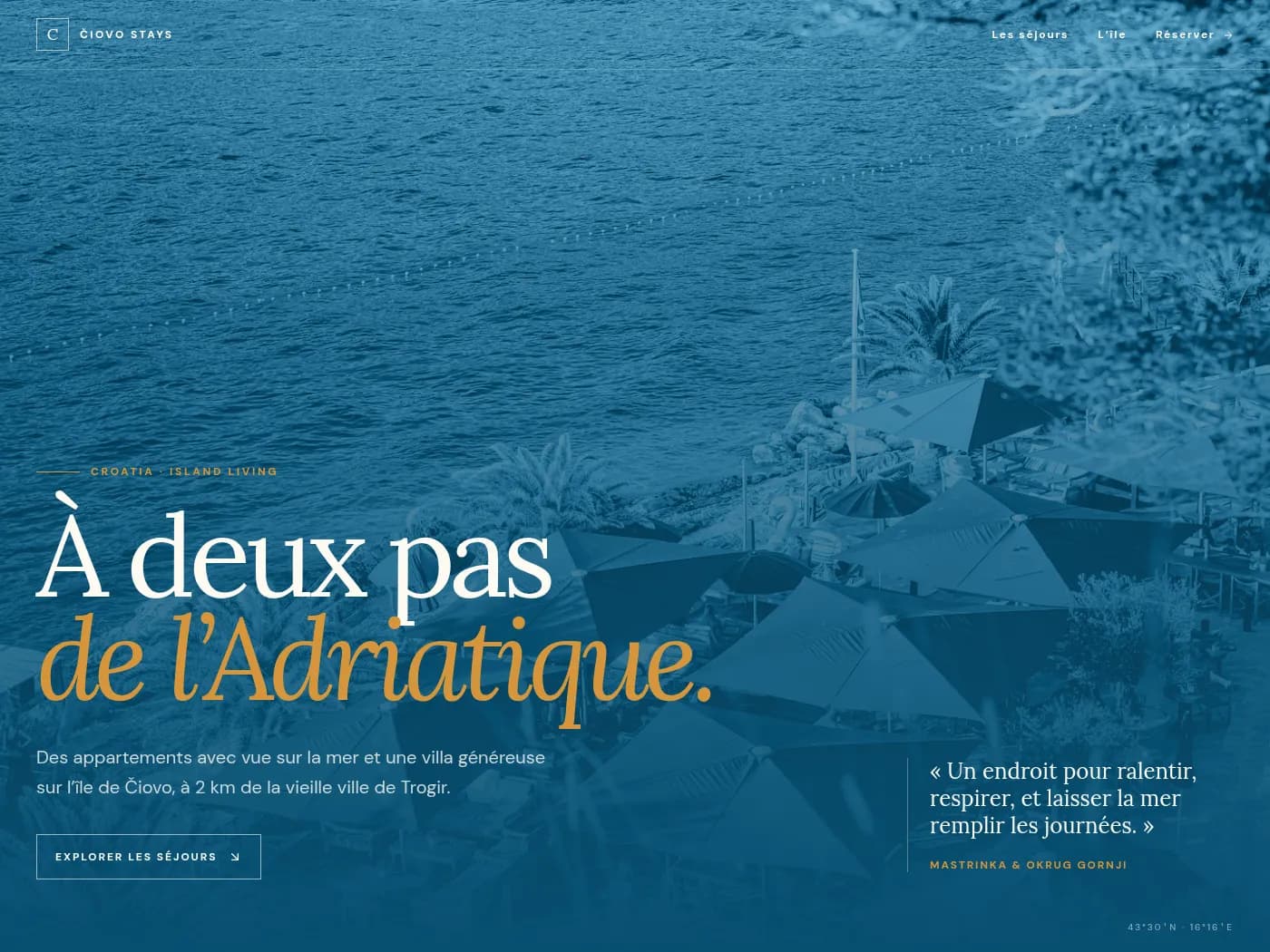 Croatia Stay Booking Site
