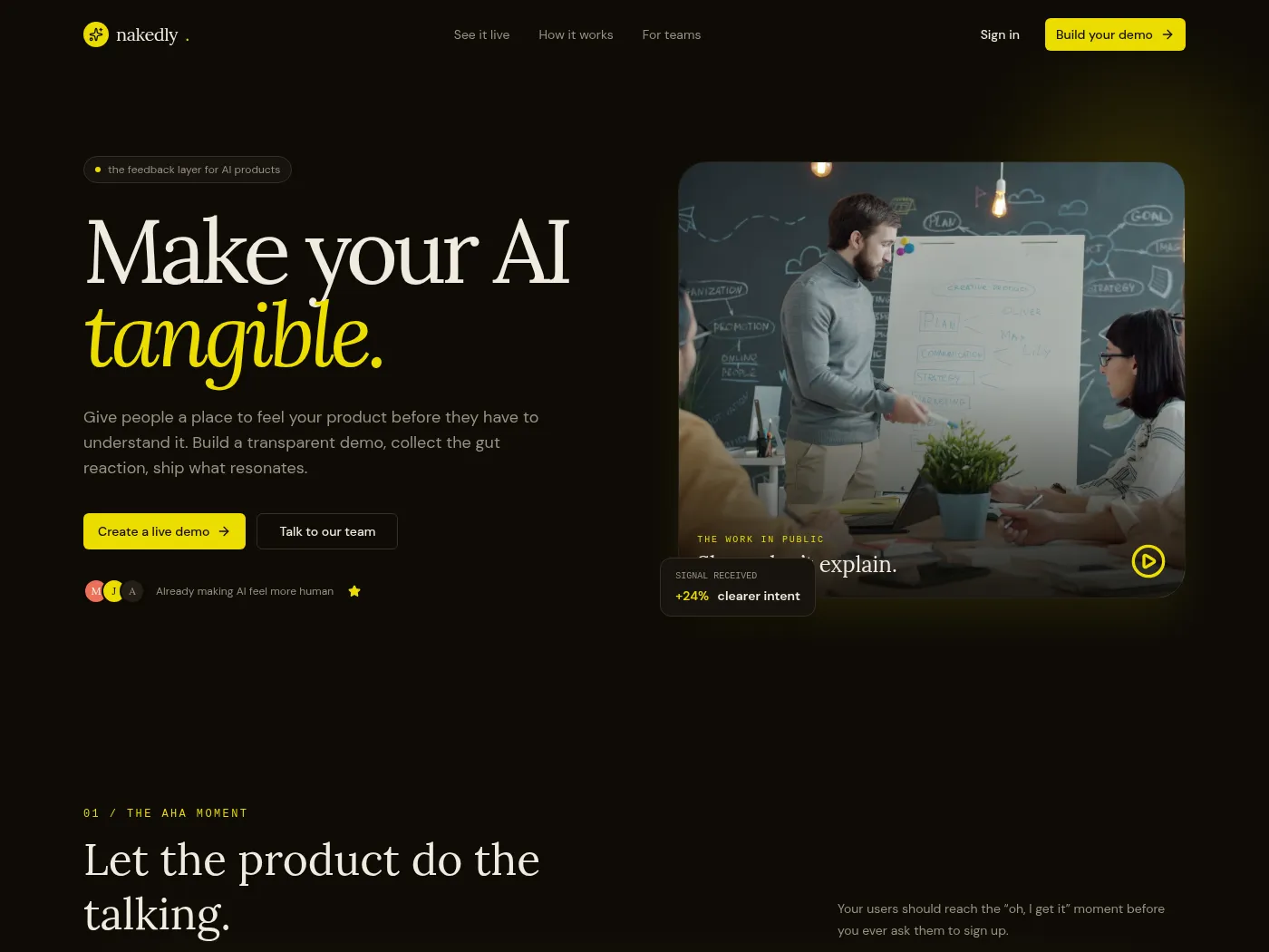 AI Demo Feedback Hub