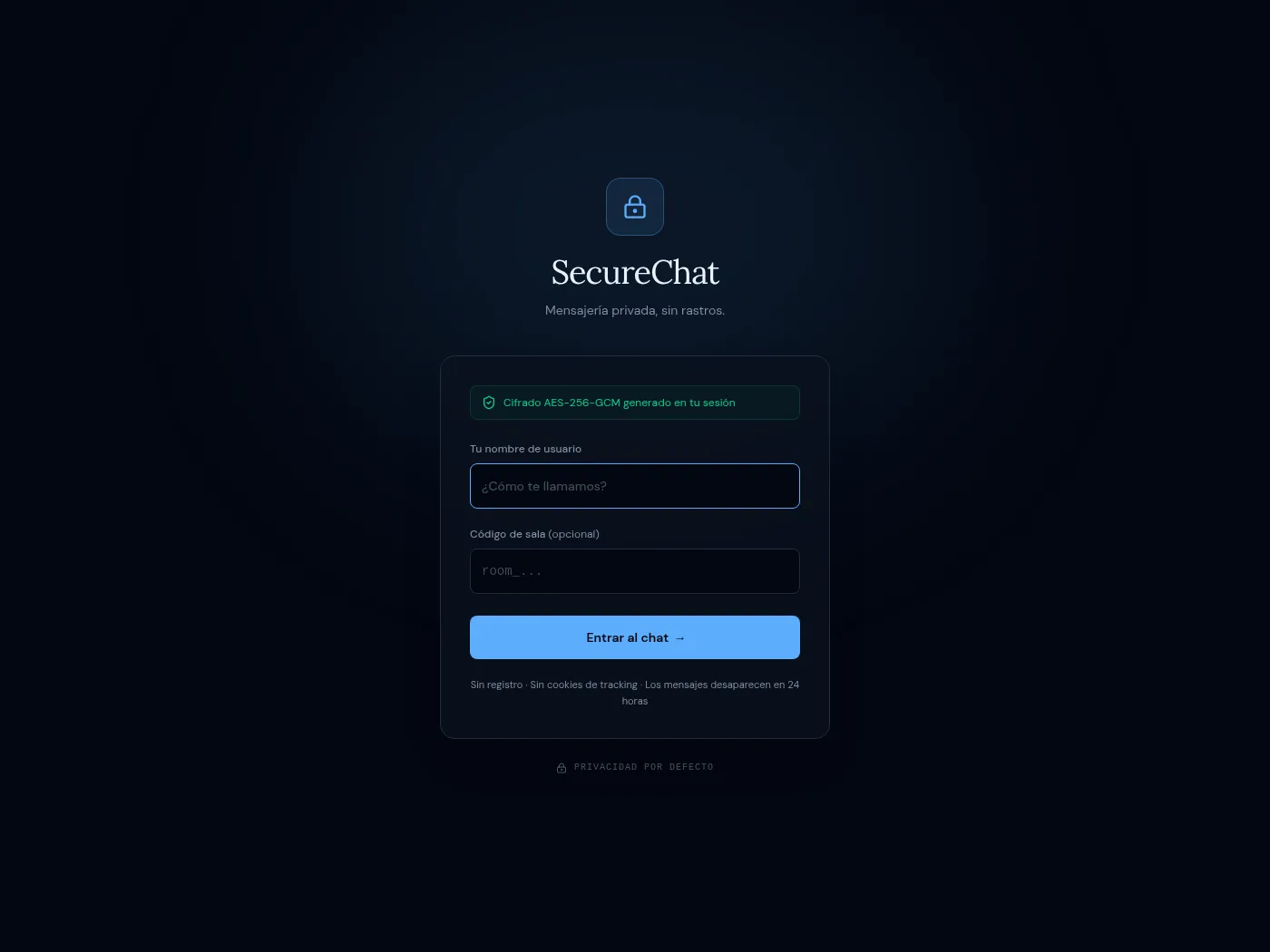 SecureChat Web P2P