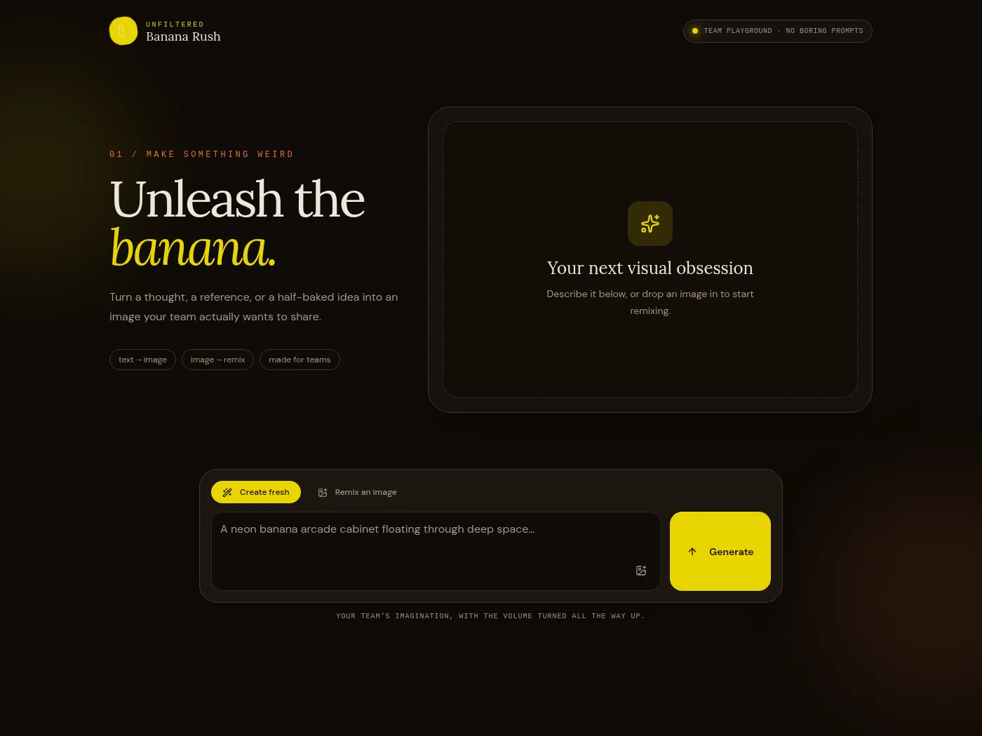Unfiltered Banana Rush
