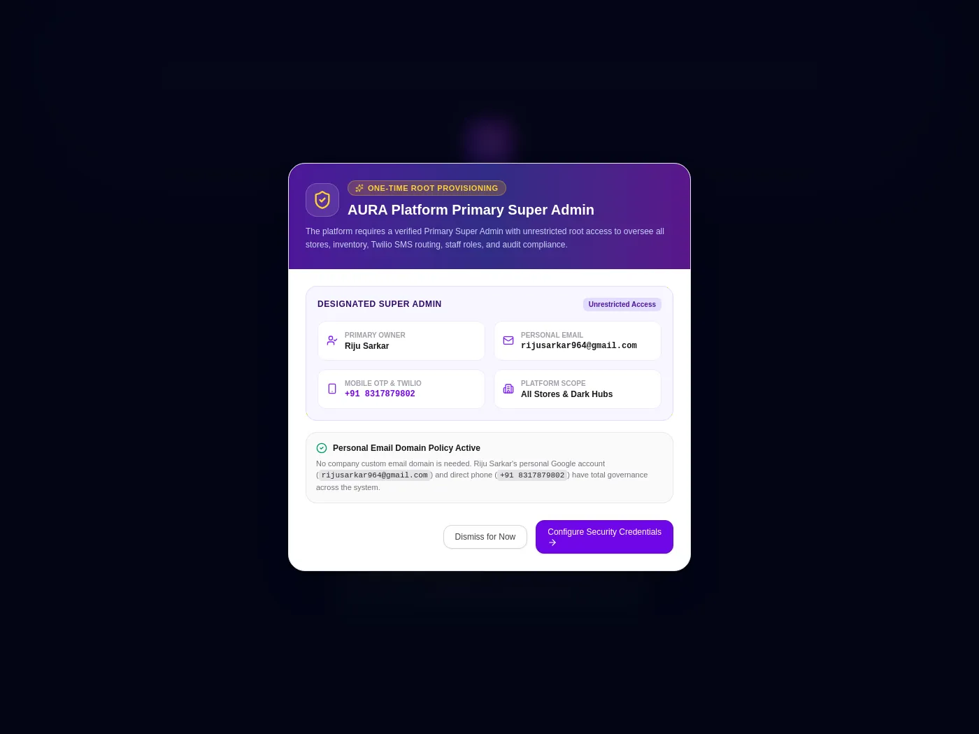 AURA Admin Hub