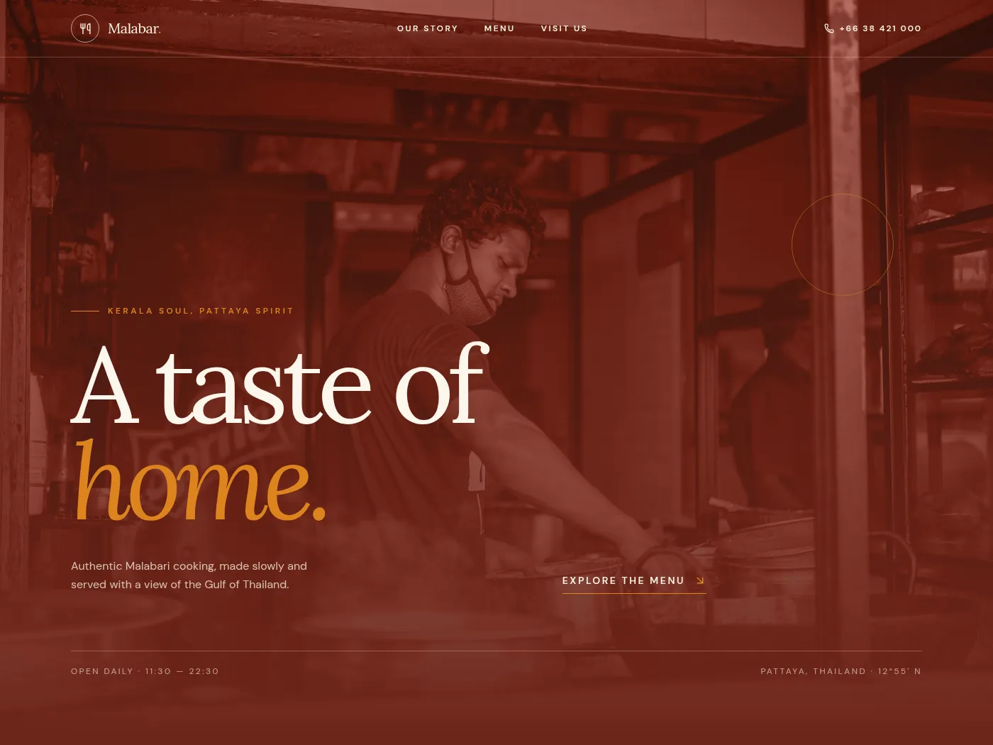 Malabar Restaurant Site
