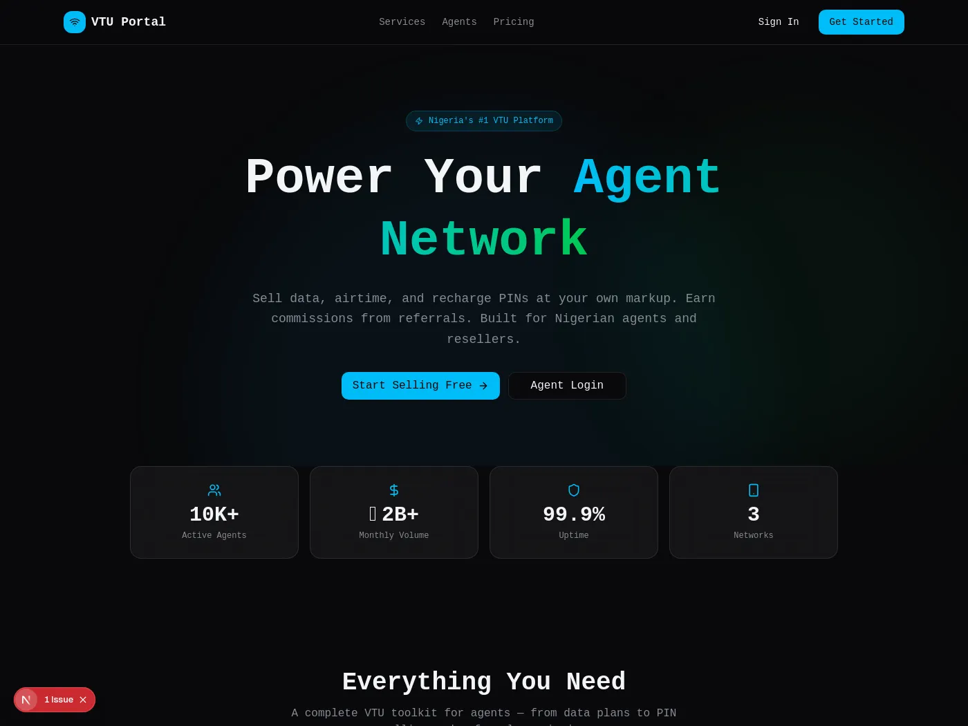 VTU Agent Portal