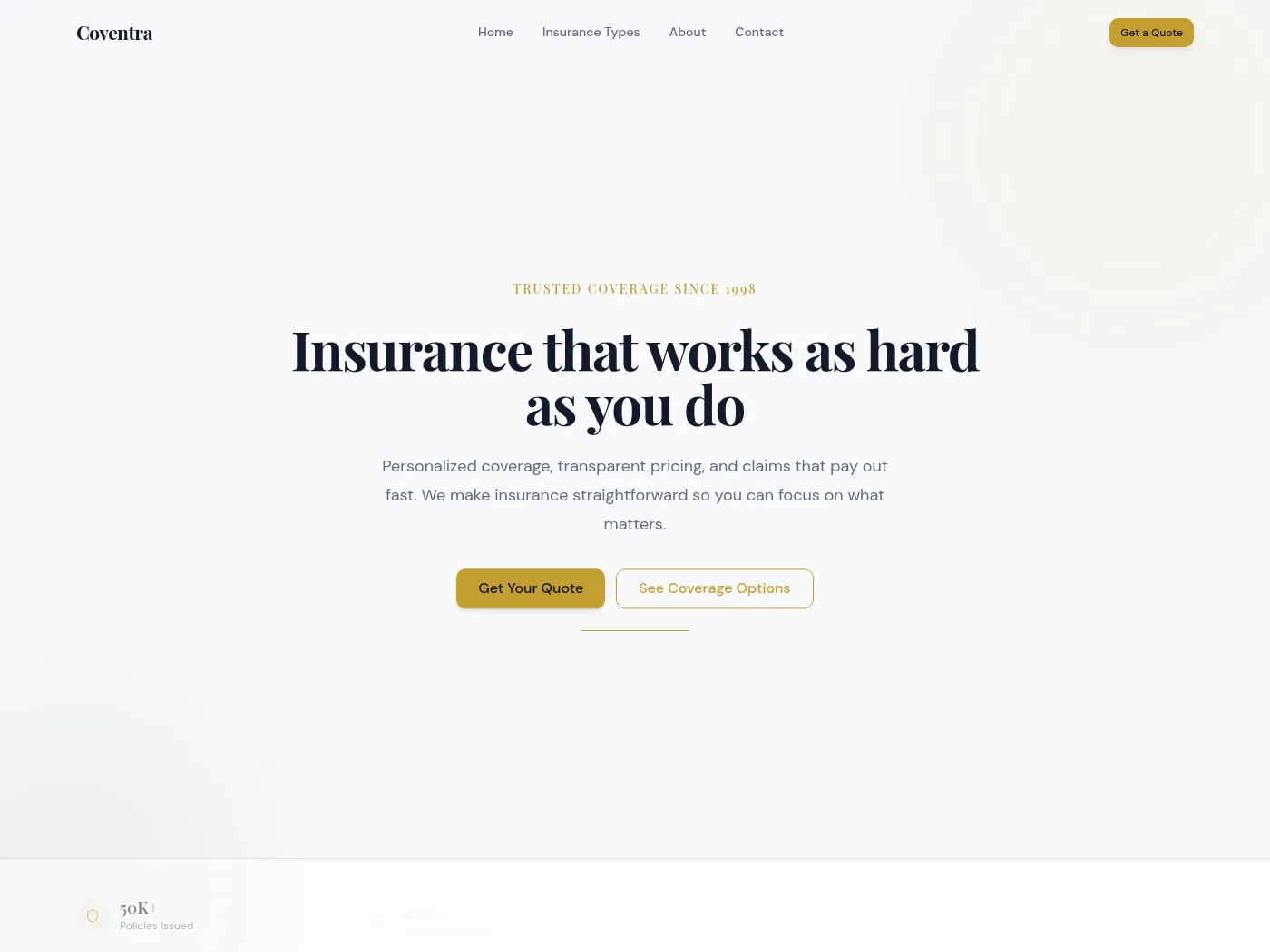 Coventra Insurance Portal
