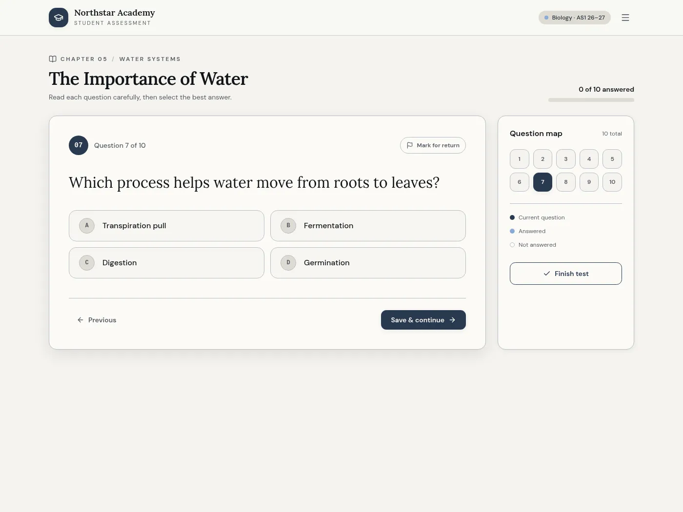 School Test Portal