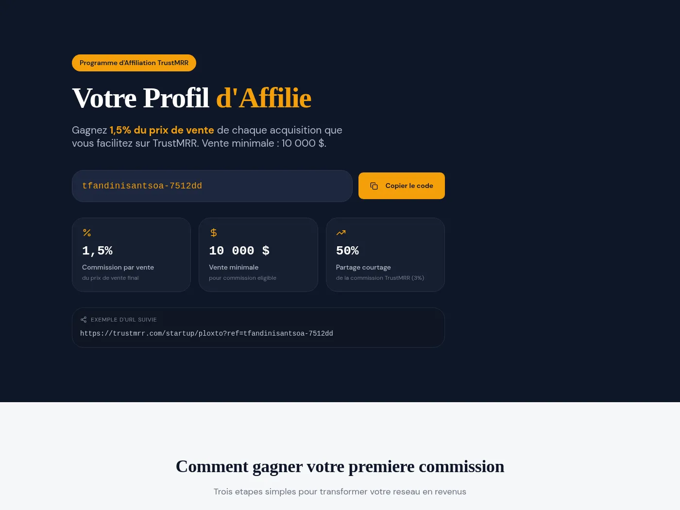 Affiliate Profile Hub