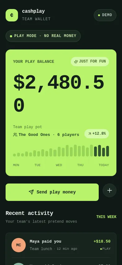 CashPlay Simulator