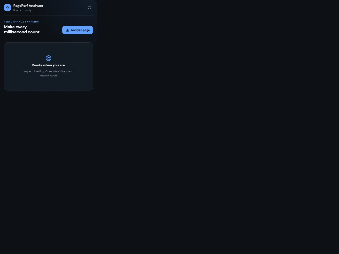 PagePerf Analyzer