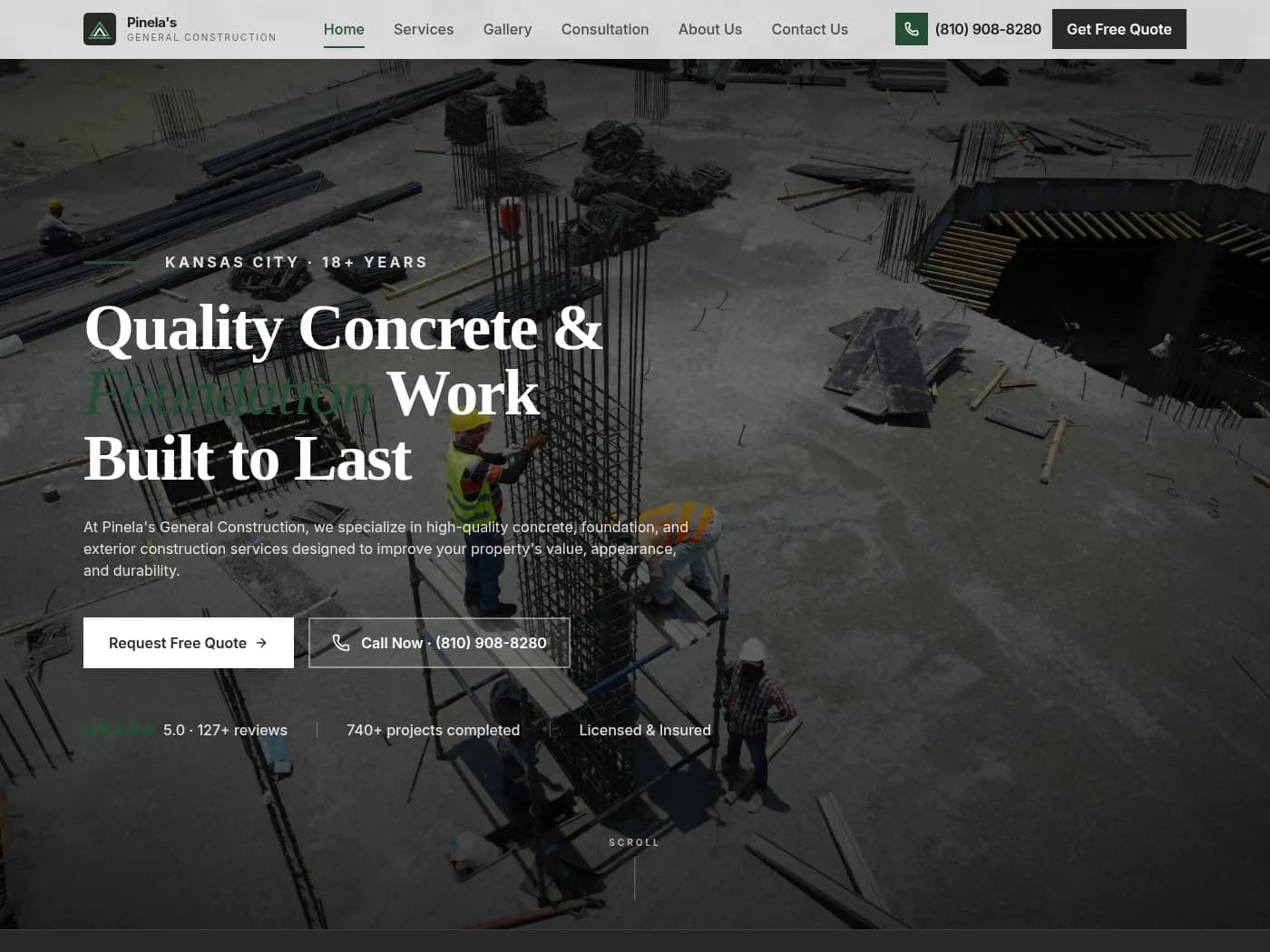 Pinela’s Construction Site