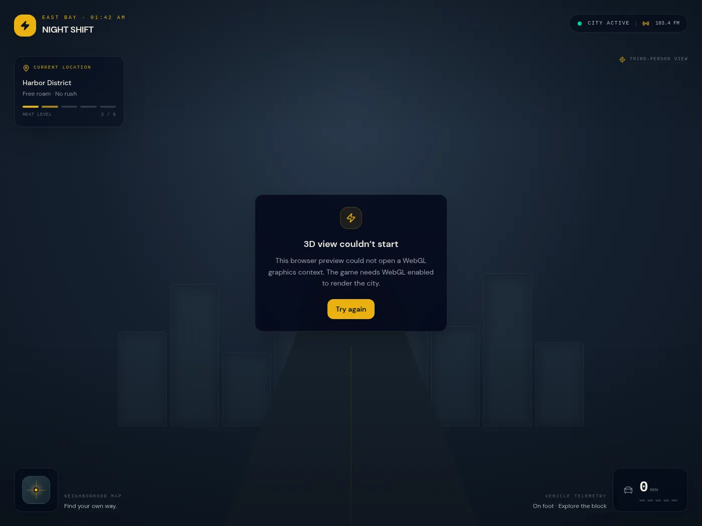 GTA-Style 3D Web Game
