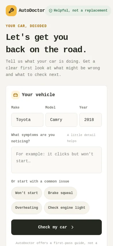 AutoDoctor Mobile