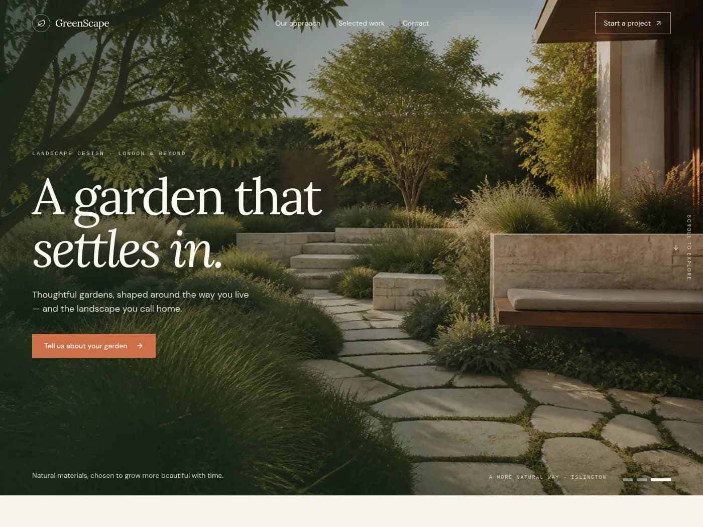GreenScape Landing Page