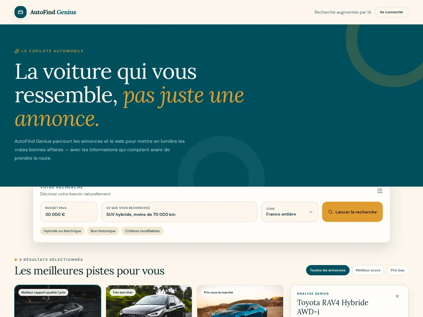 AutoFind Genius