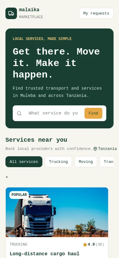 Malaika Marketplace