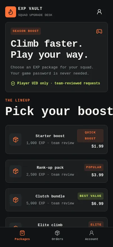 FF EXP Manager