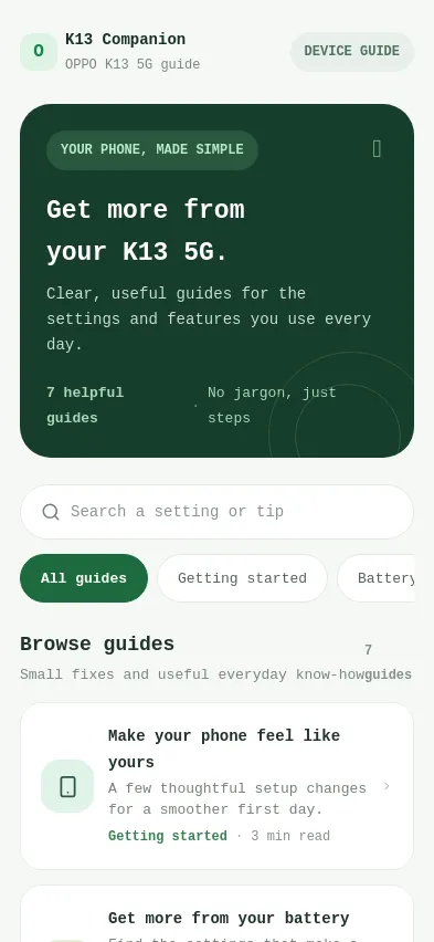K13 5G Companion