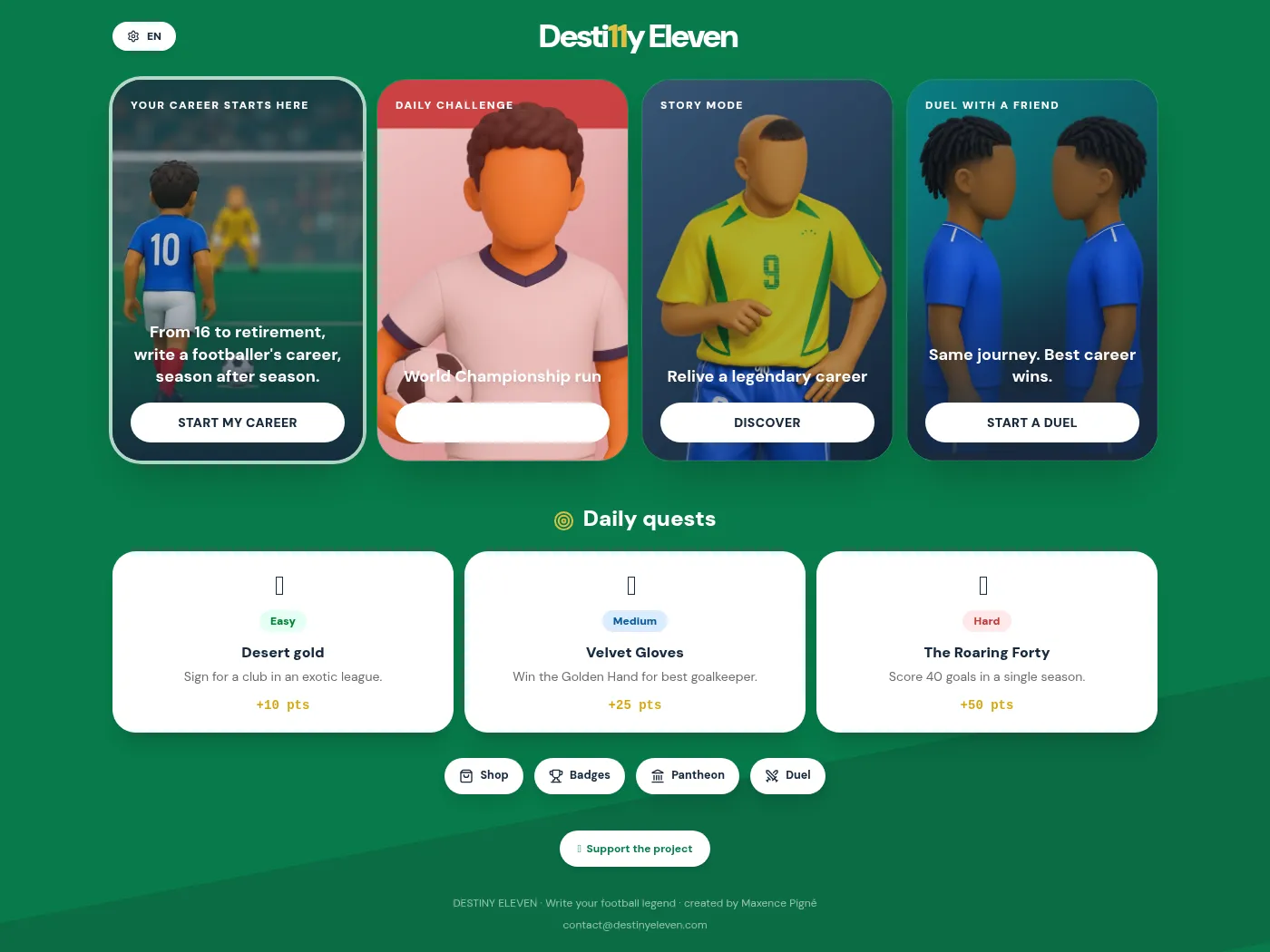 Destiny Eleven Clone