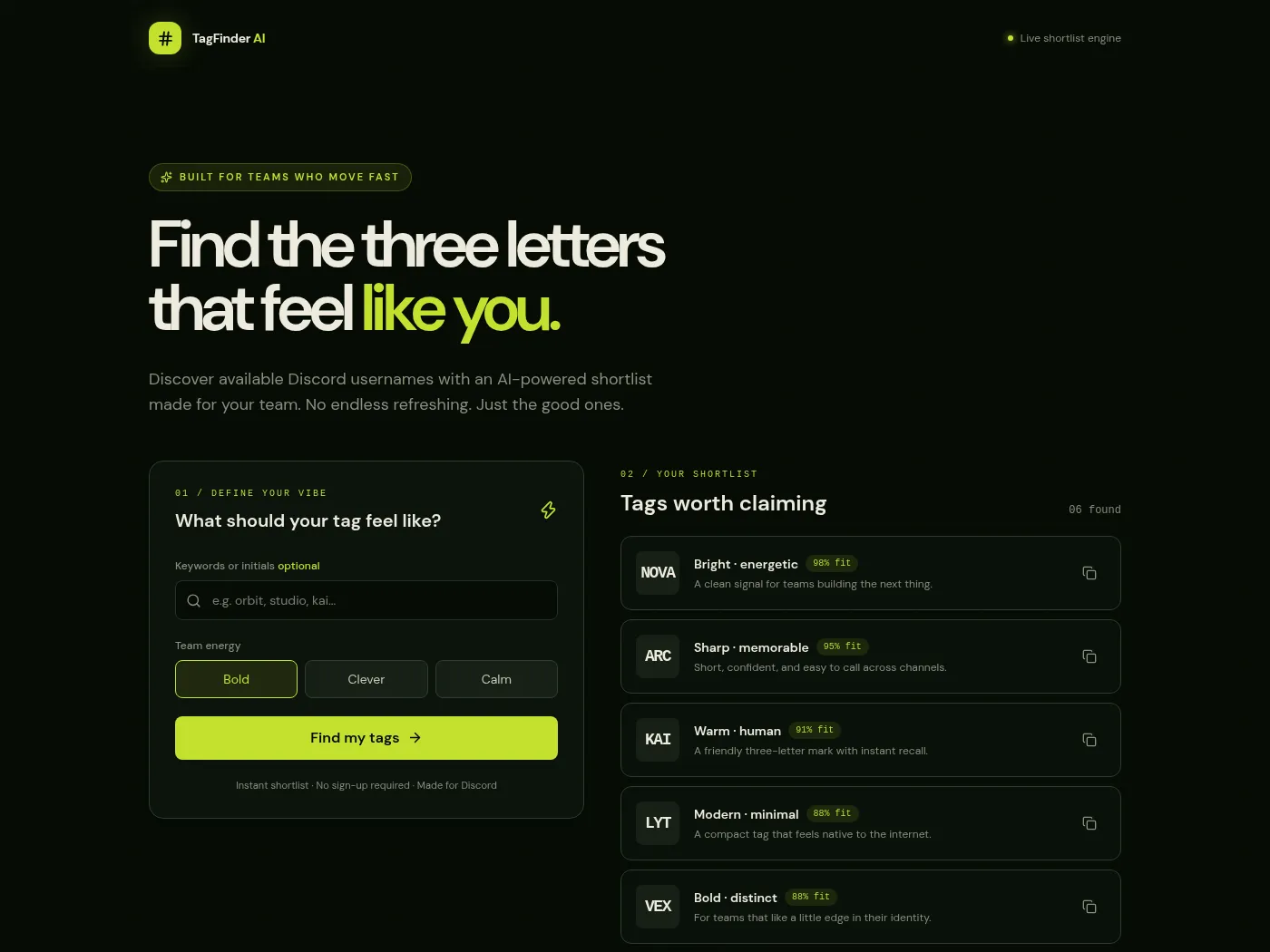 TagFinder AI