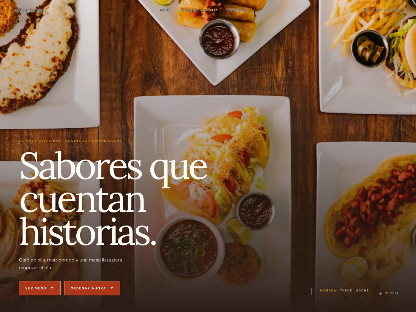Sabor Latino Web Experience
