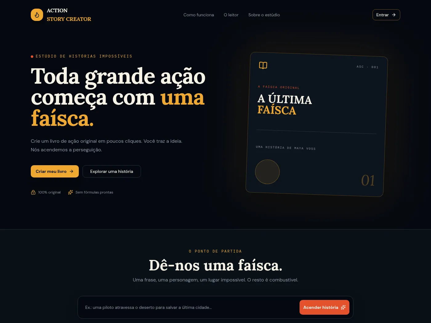 Action Story Creator