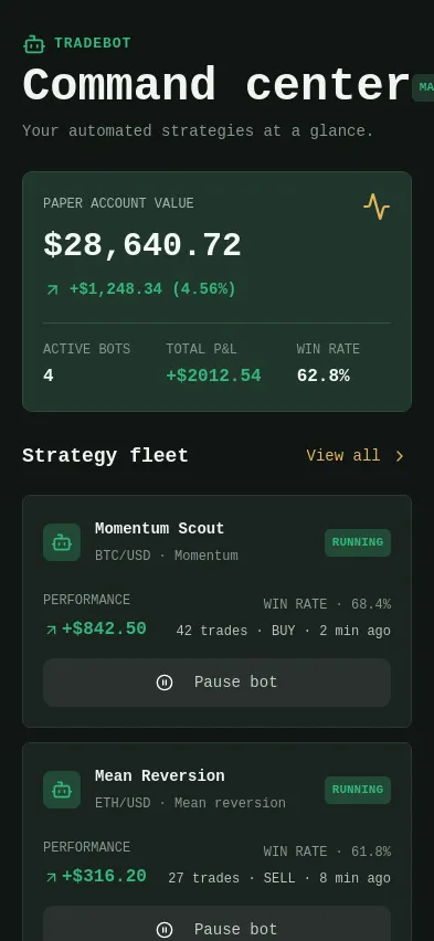 TradeBot Mobile