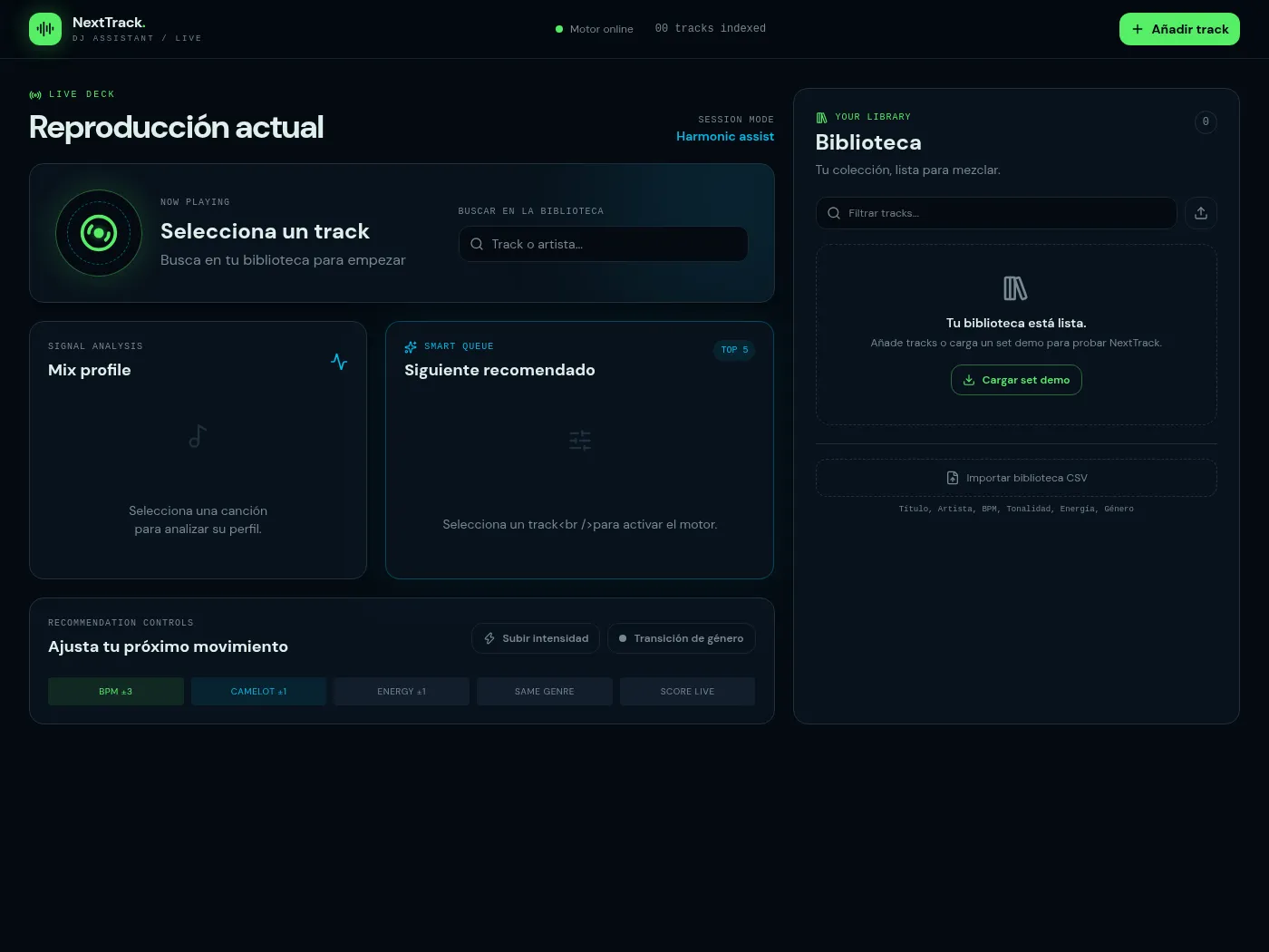 DJ NextTrack Assistant
