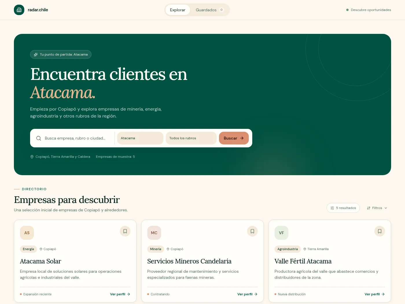 Chile Client Finder