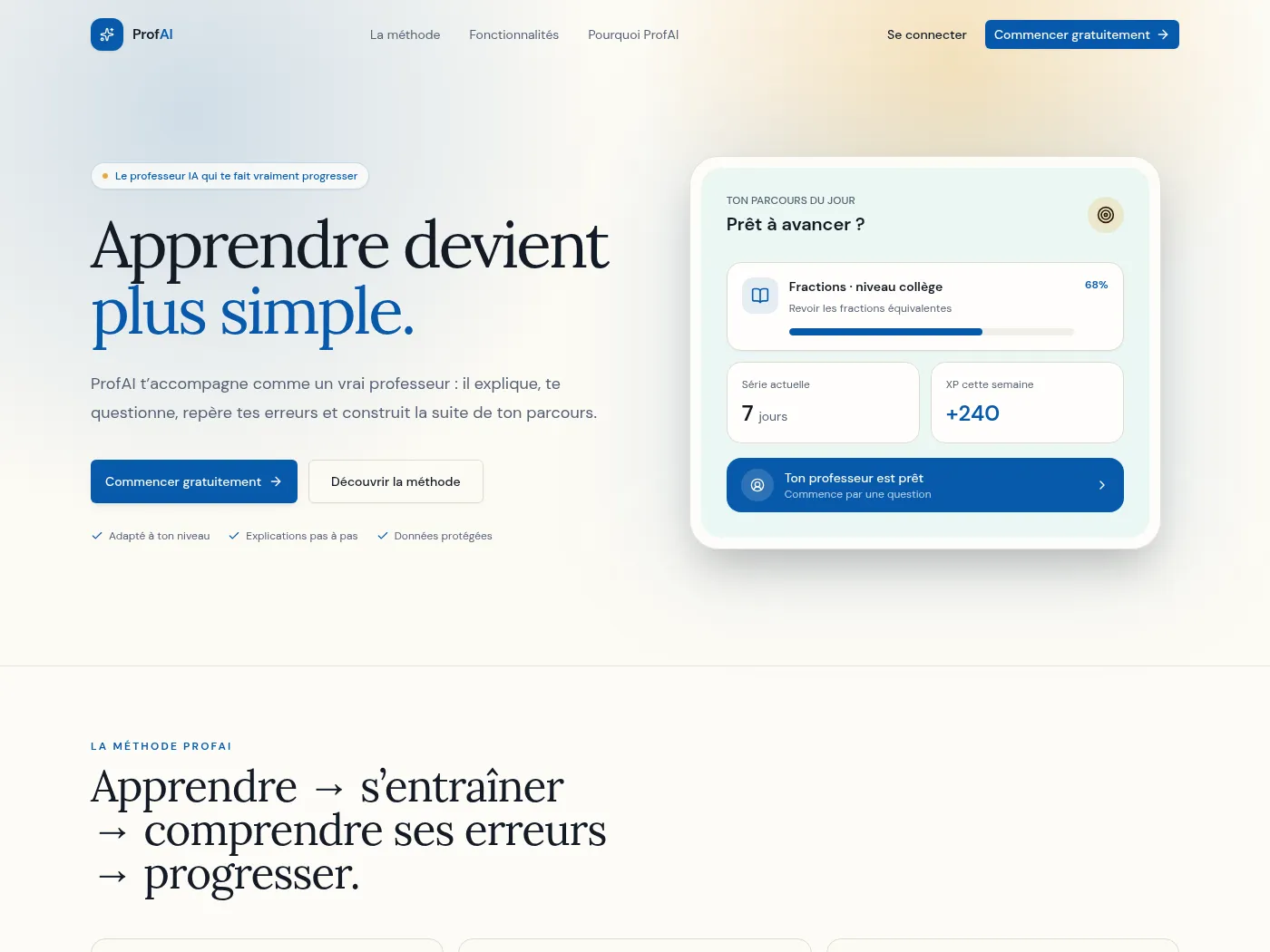 ProfAI Platform Redesign