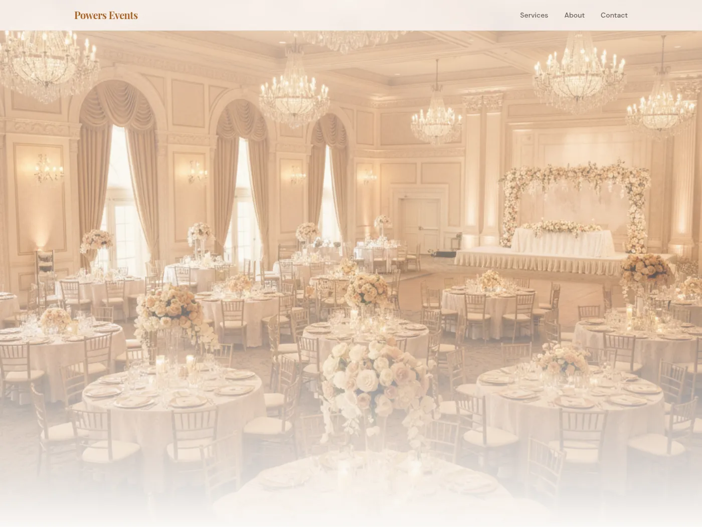 Powers Events Website