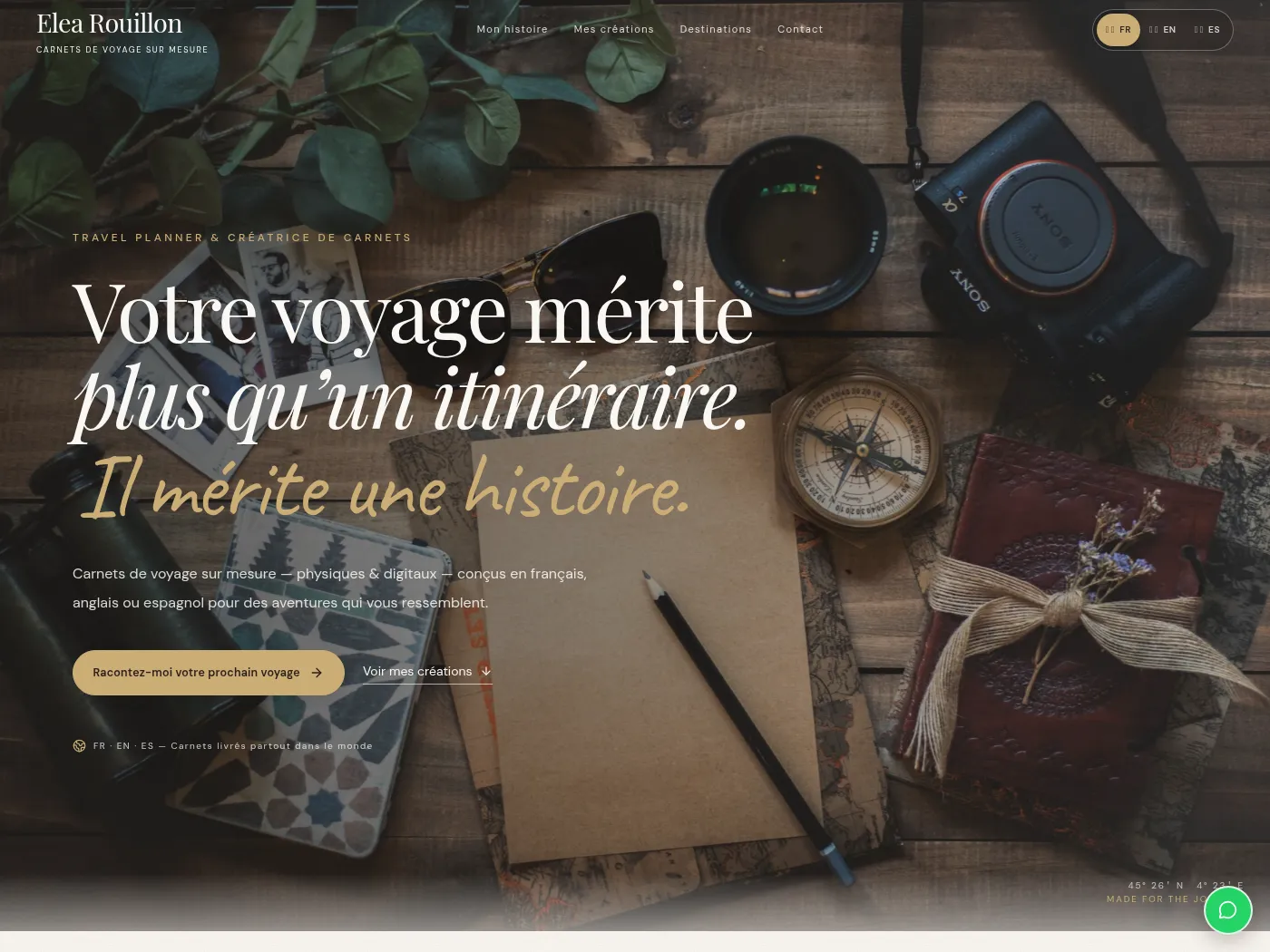 Elea Rouillon Travel Journals