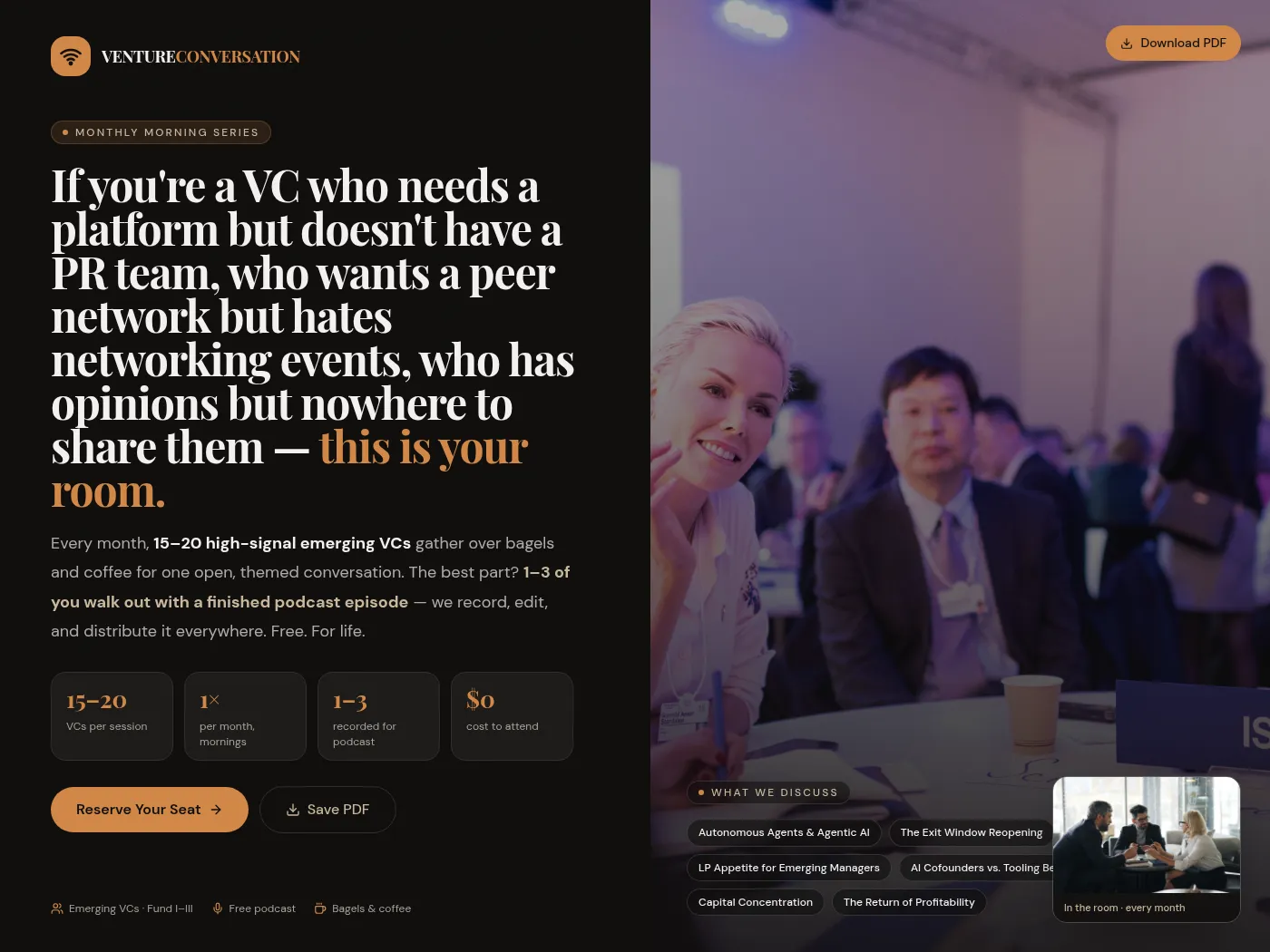 Venture Conversation Promo
