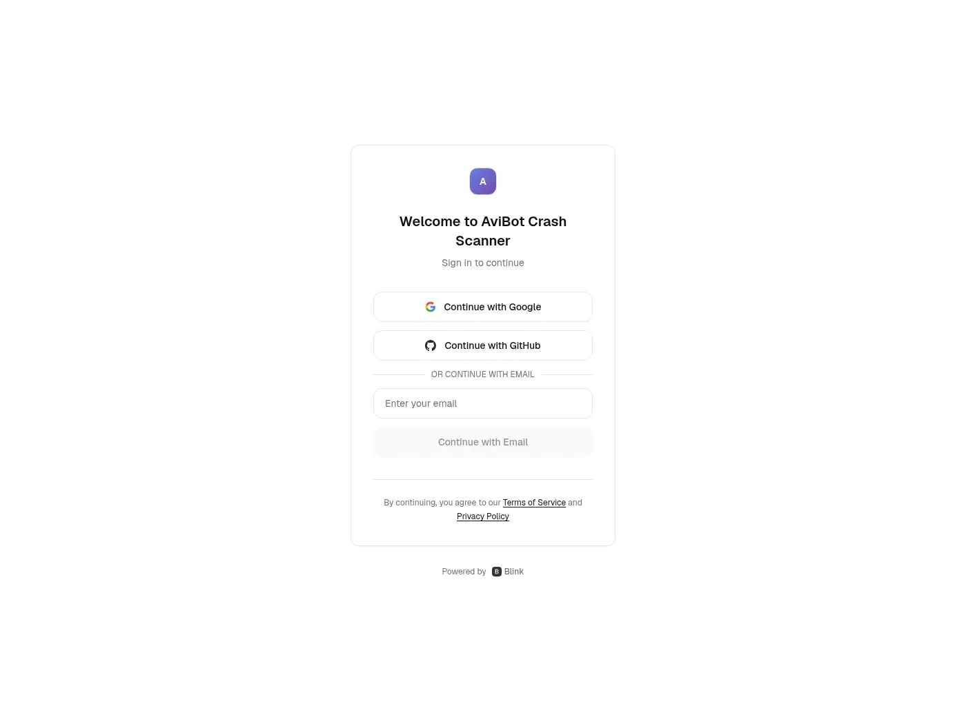 AviBot Crash Scanner