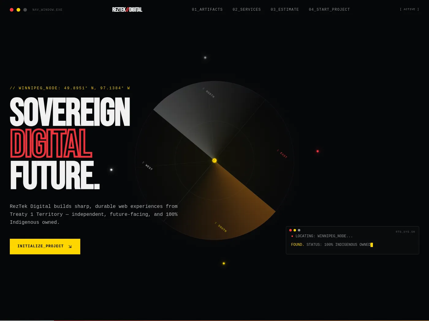 Reztek Digital Website