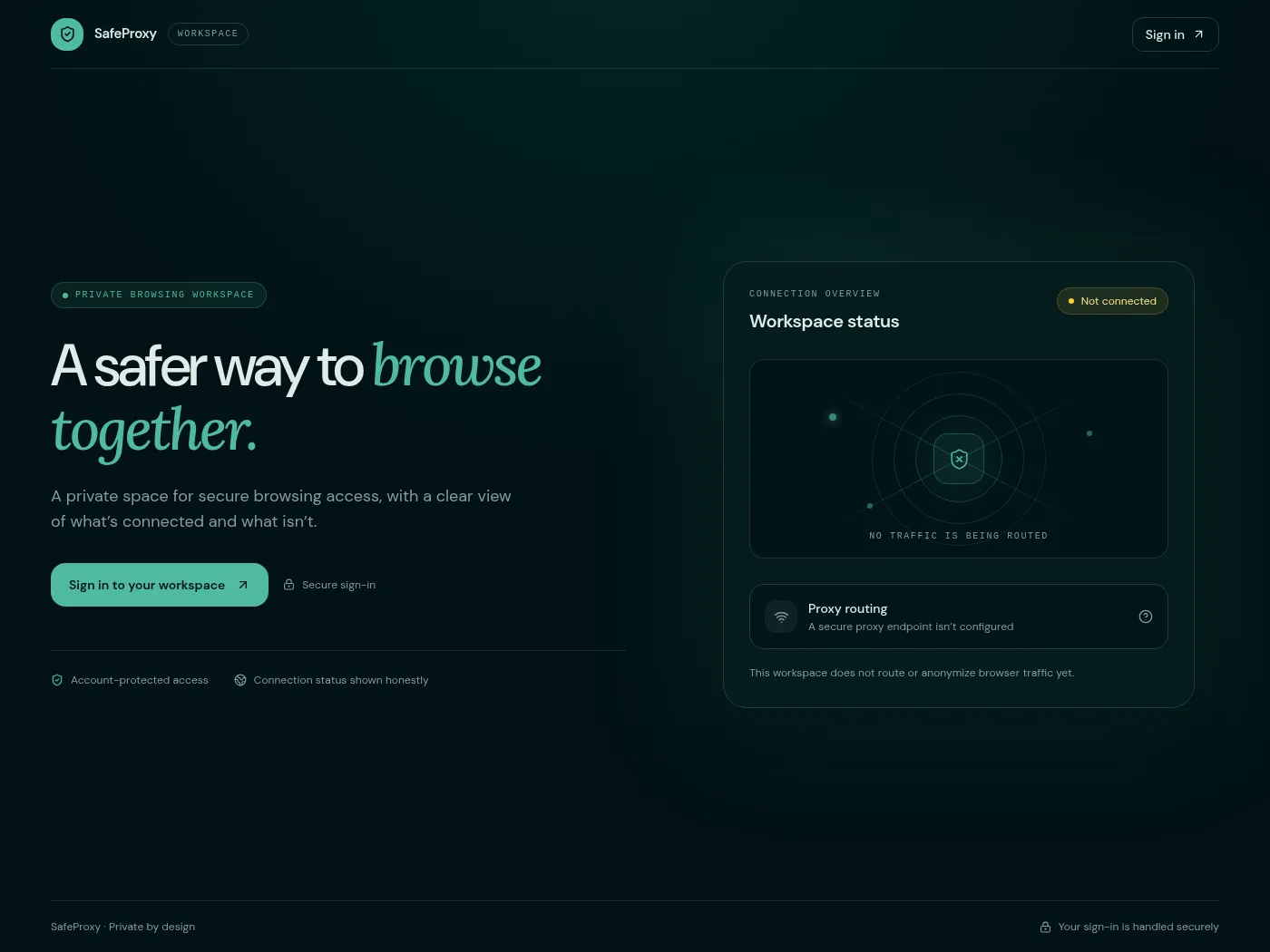 SafeProxy Web Service