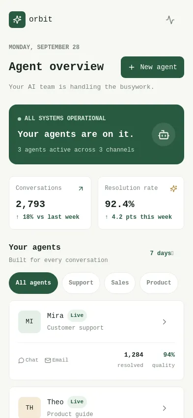 AI Agent Suite Mobile