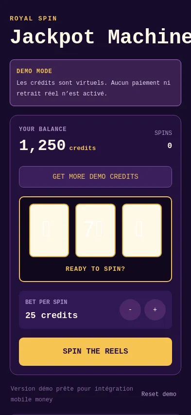 Jackpot Machine Game